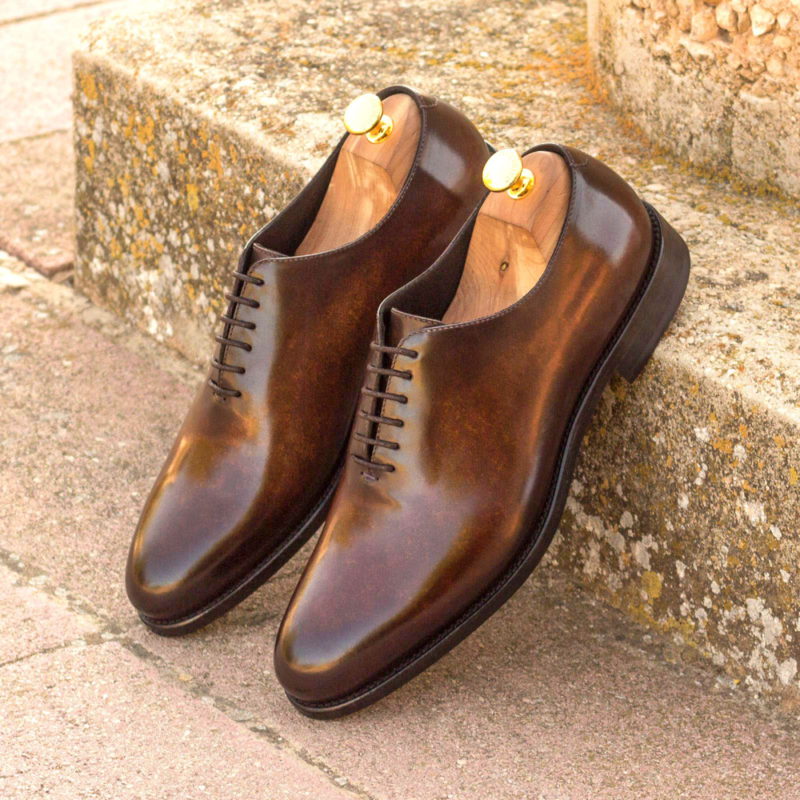 Hand Made Patina Whole Cut Shoe | Coveti