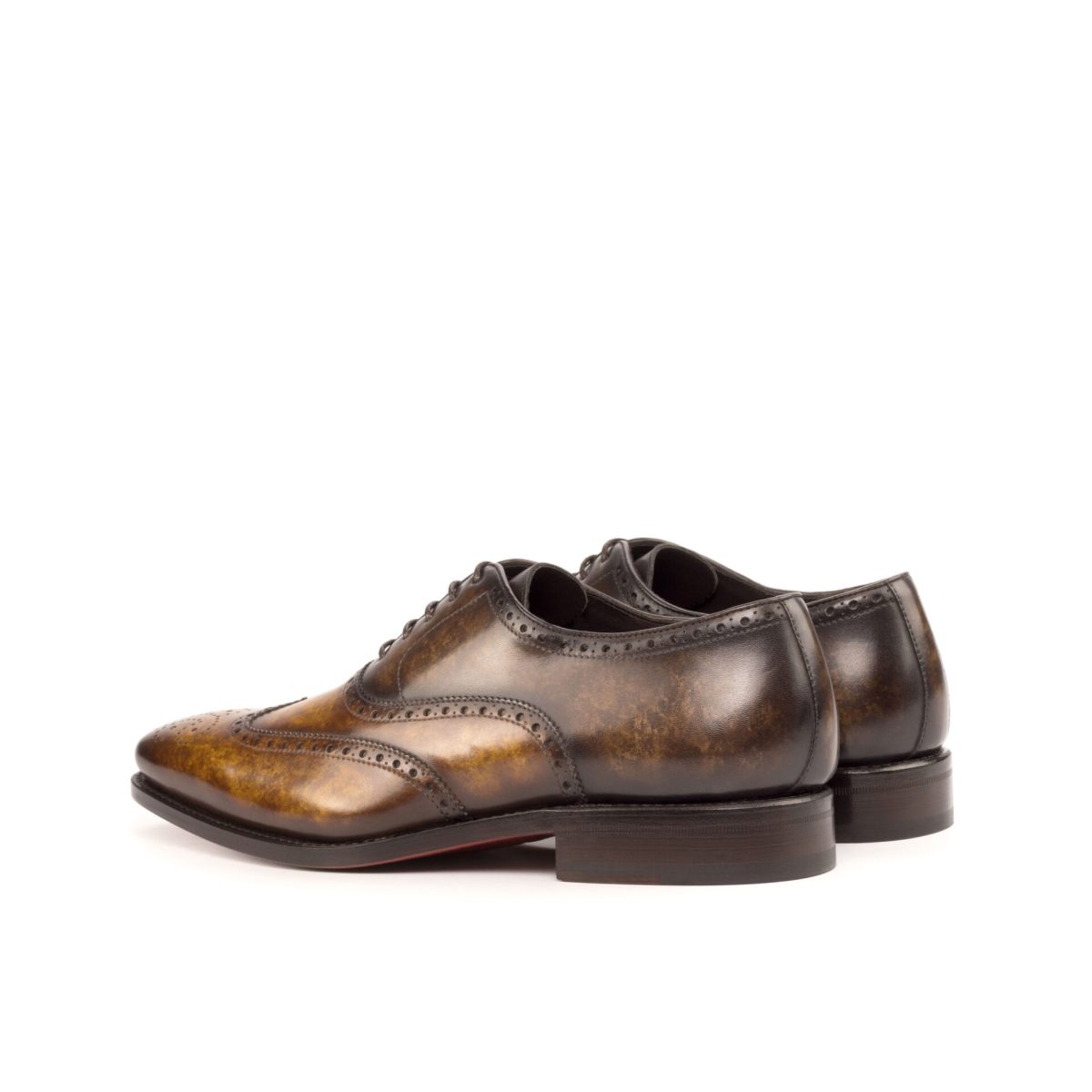 Hand Made Patina Full Brogue Shoe | Coveti