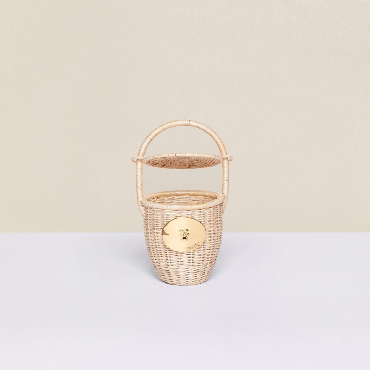 Woven bucket bag | Coveti