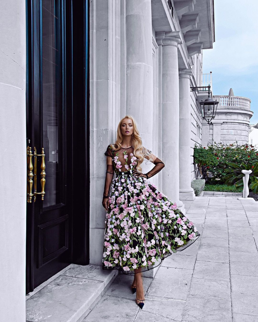 Fabiola Cocktail Dress | MATSOUR'I | Coveti