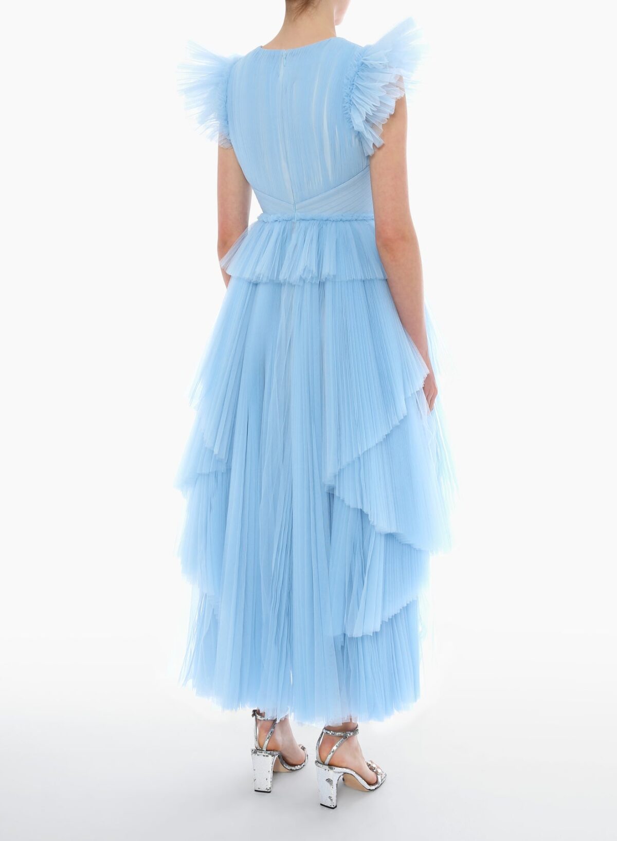 Pascale dress powder blue tulle | Coveti